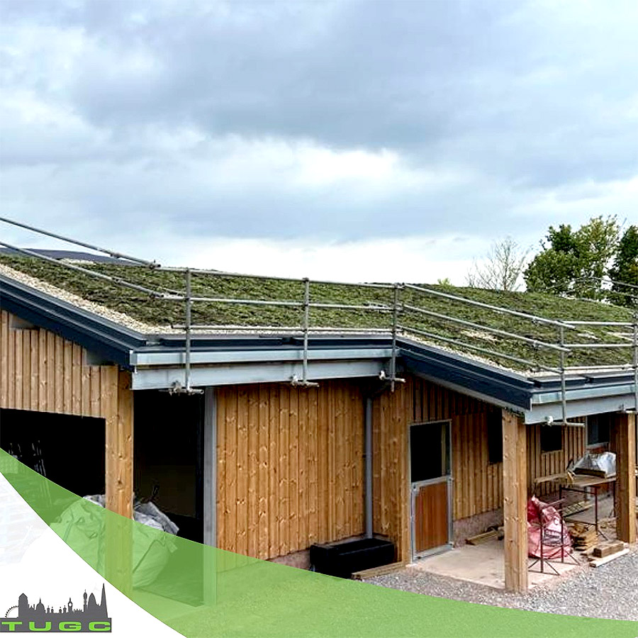 Horse Friendly Green Roofing - The Urban Greening Company